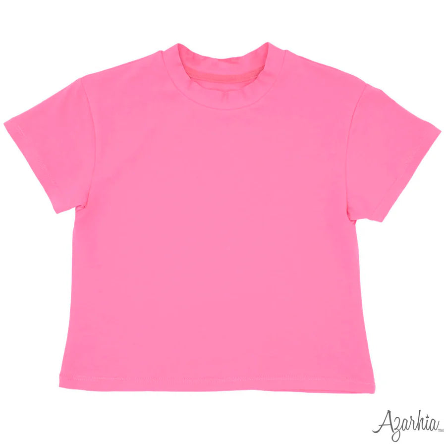 Azarhia Hot Pink | Solid Boxy T-Shirt – Keedo Kids Clothes