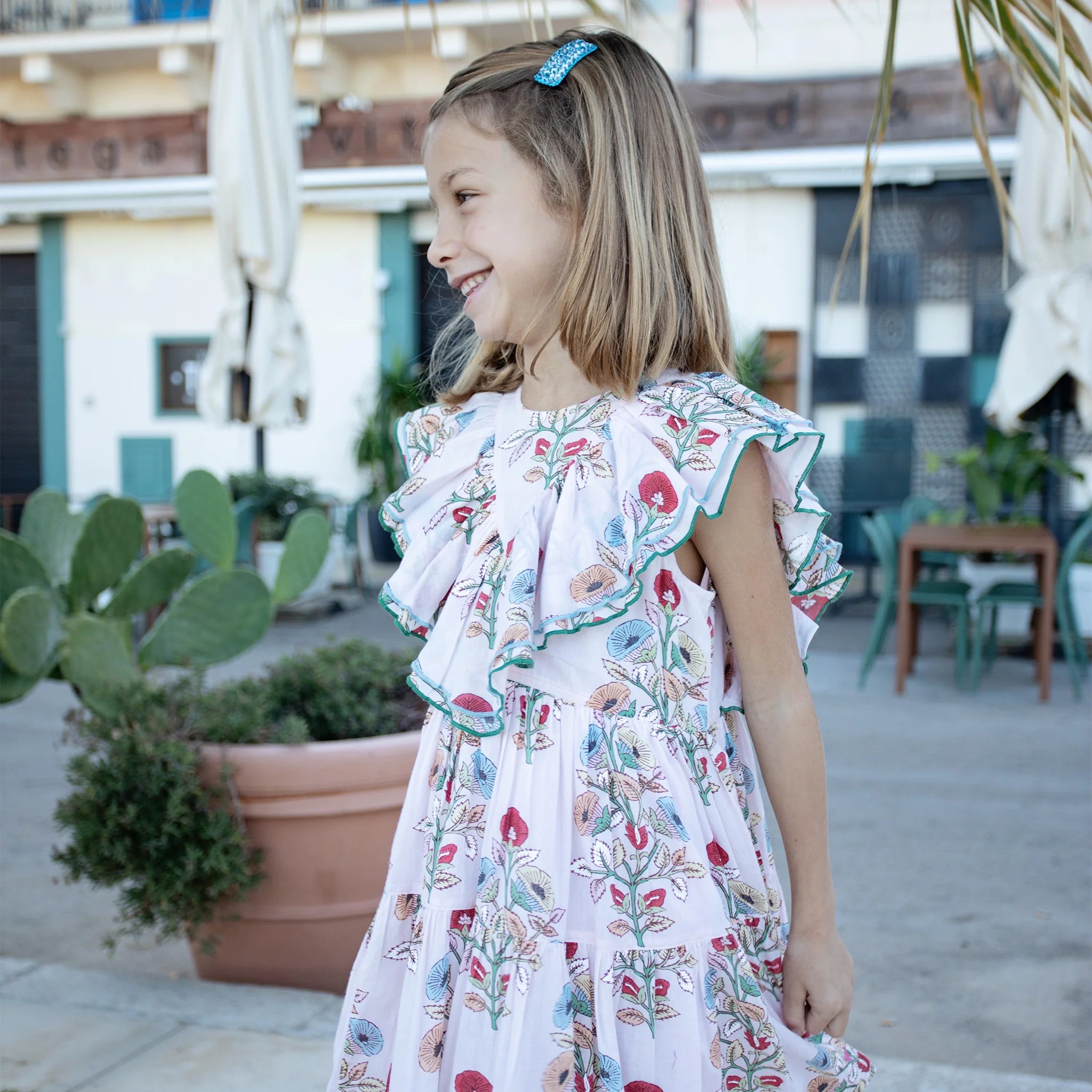 Pink Chicken Multi Bouquet Floral | Raphaela Dress – Keedo Kids Clothes